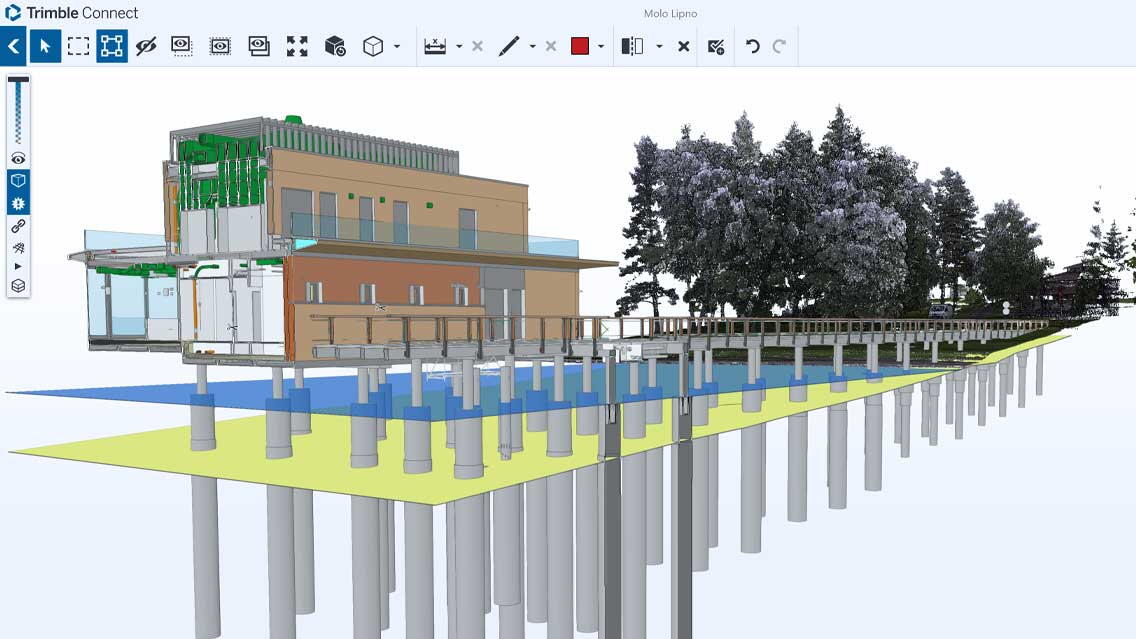 MOLO Lipno- the lookout point pier | Tekla